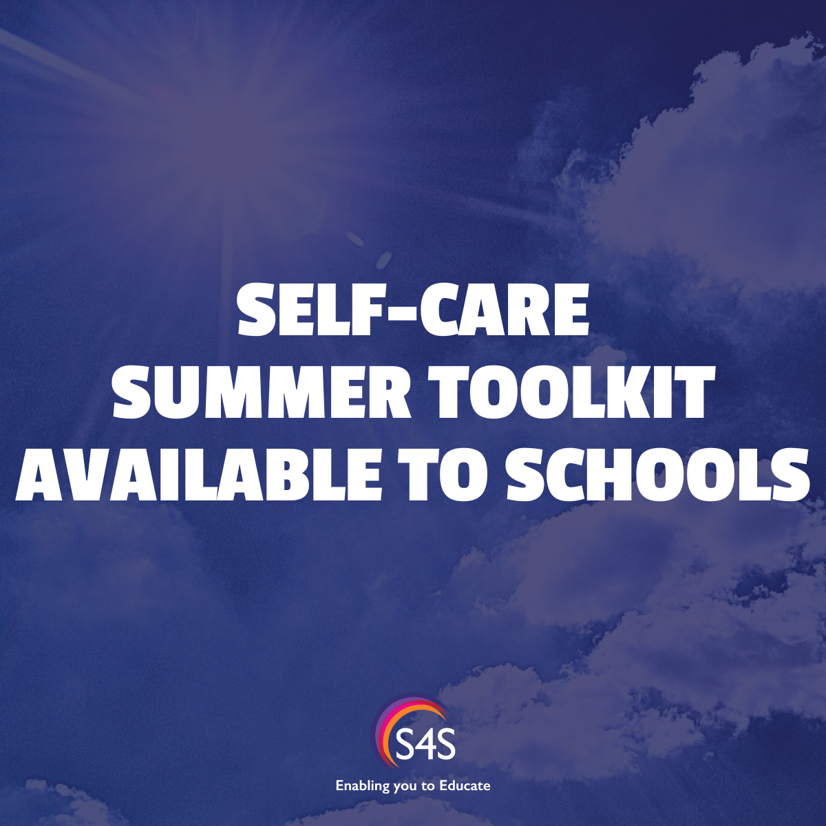 Self-care summer toolkit available for Pupils and Staff